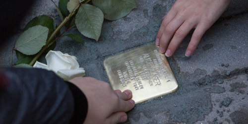 Ein Stolperstein für Alice Glaser // Montessori-Verein Chemnitz e.V.